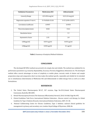 Simultaneous estimation of metformin hydrochloride and glibenclamide by rphplc method from ...