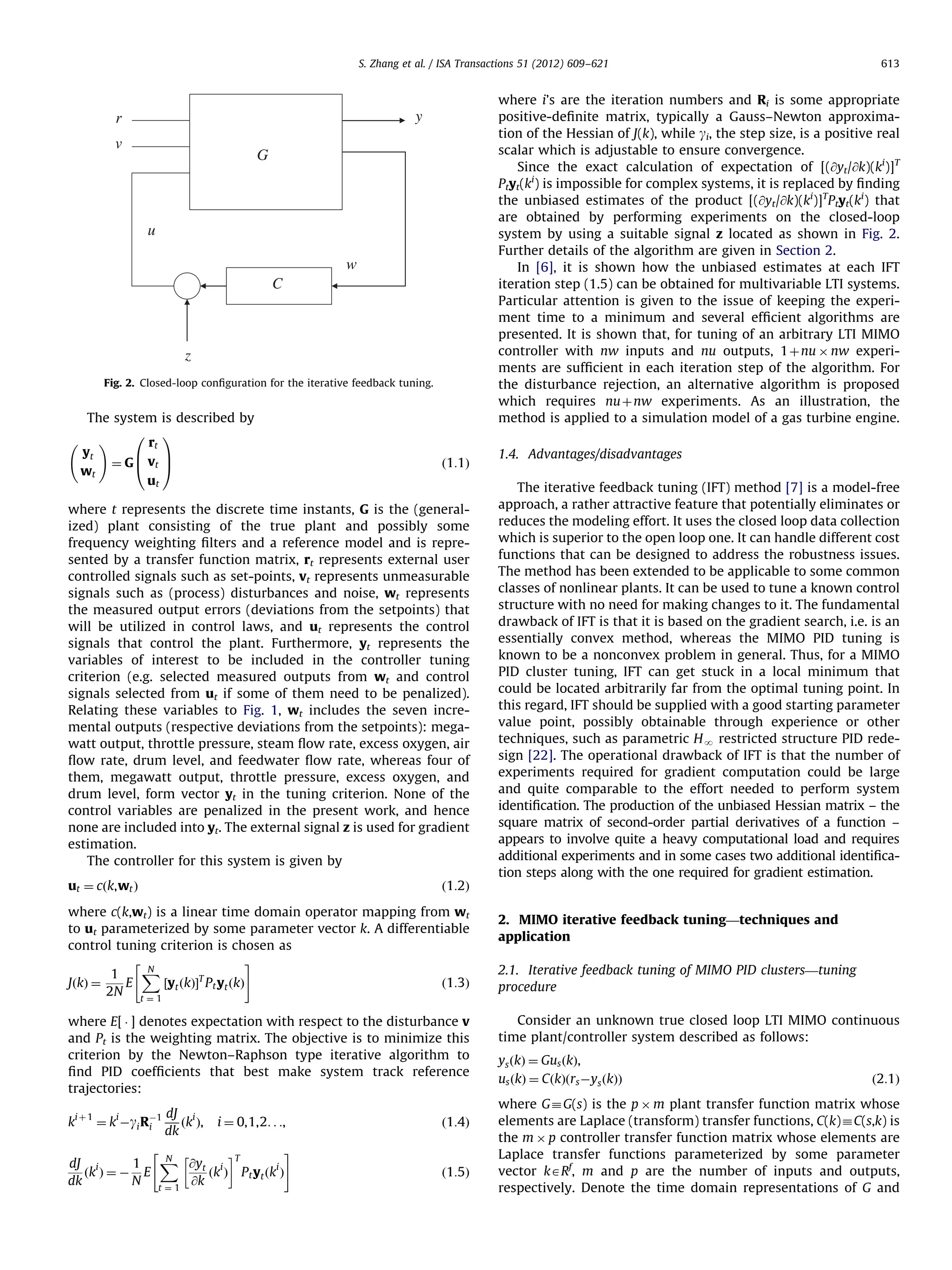 Simultaneous Gains Tuning In Boiler Turbine Pid Based Controller Clusters Using Iterative 