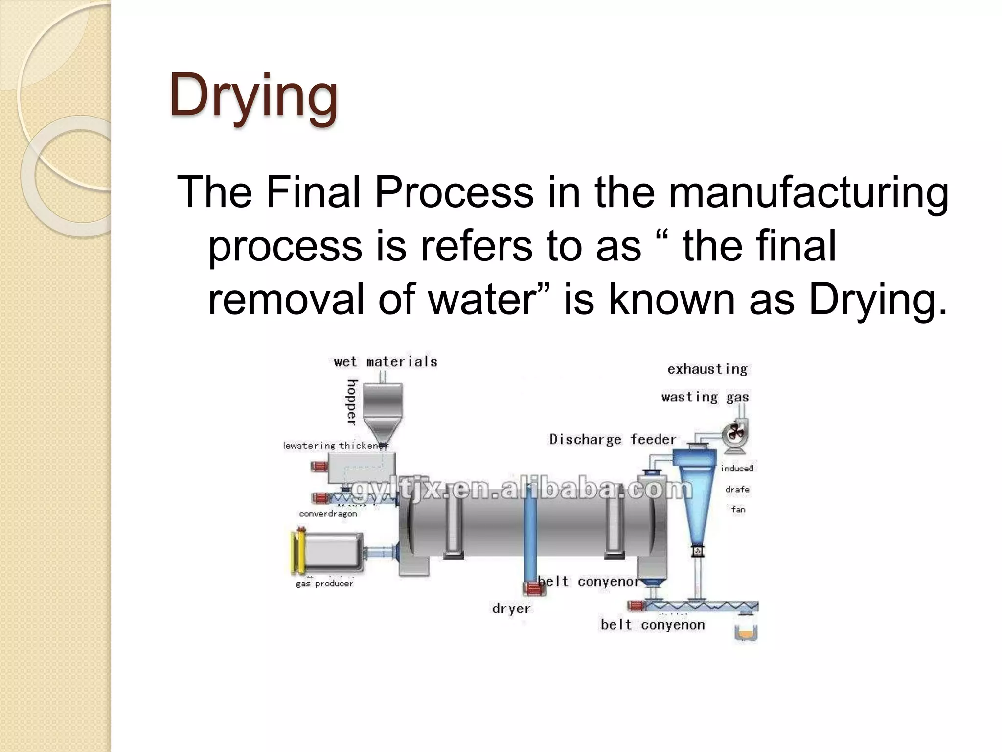 drying process ppt | PPTX