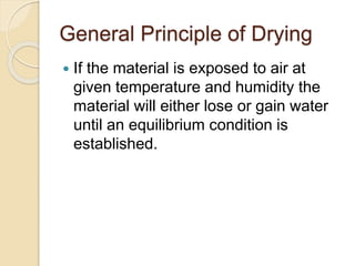 drying process ppt | PPTX