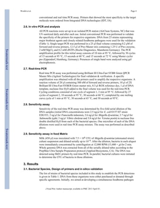 Simultaneous, specific and real time detection of biothreat and ...