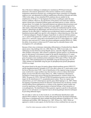 Simultaneous, specific and real time detection of biothreat and ...