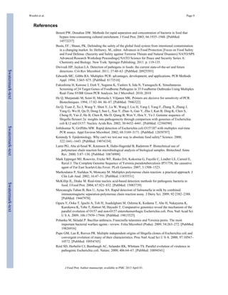 Simultaneous, specific and real time detection of biothreat and ...