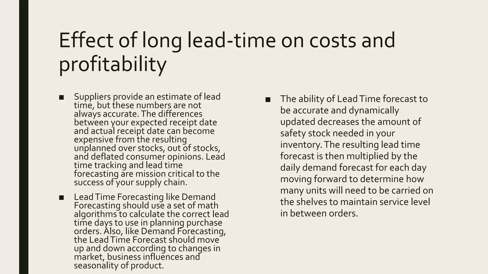 EOQ-complete, Just in Time (JIT), Lead time analysis, Inventory models ...
