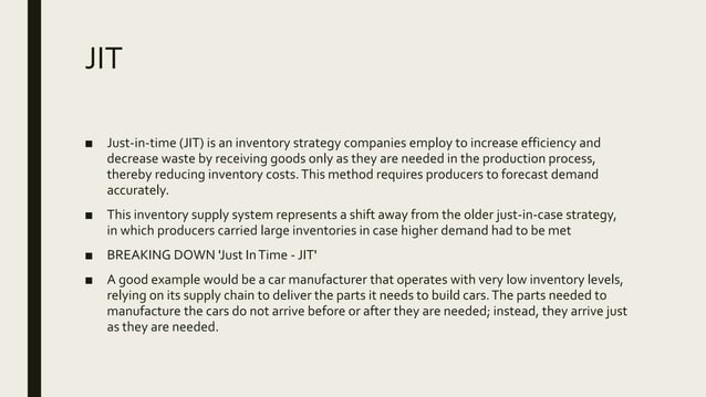 EOQ-complete, Just in Time (JIT), Lead time analysis, Inventory models ...