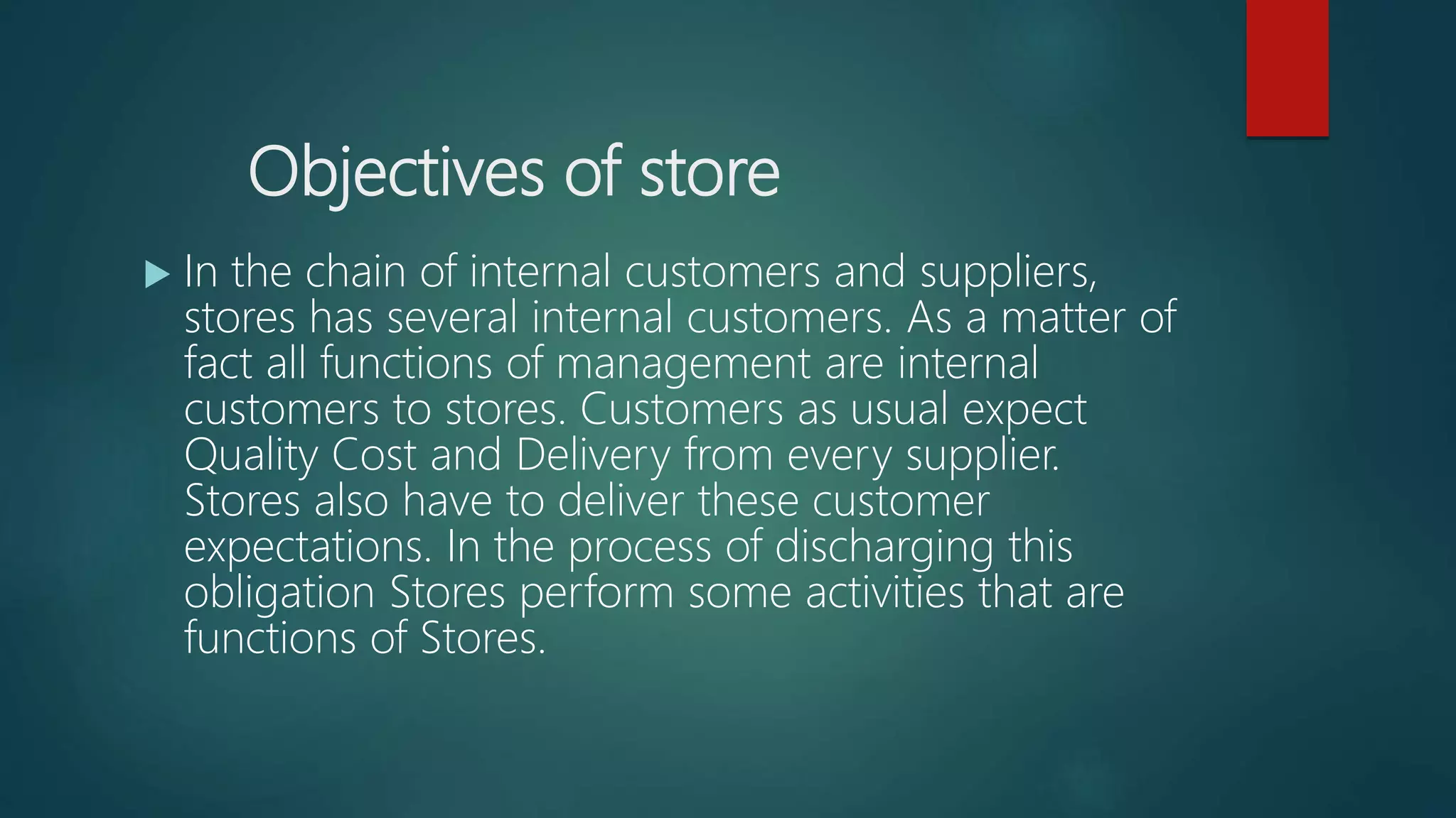 Store or Stores Management (Hospital POV) | PPTX
