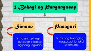 Simuno at Panaguri kahulugan at kahalagahan | PPTX