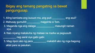 Simuno at Panaguri kahulugan at kahalagahan | PPTX