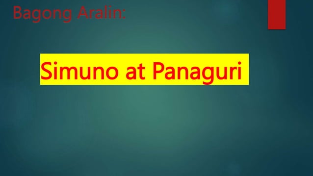 Simuno at Panaguri.pptxSimuno at Panaguri.pptx