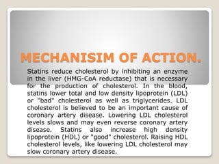 Statins: Simvastatin | PPSX