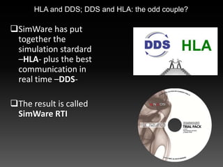 SIMWARE RTI : HLA powered by DDS | PPTX