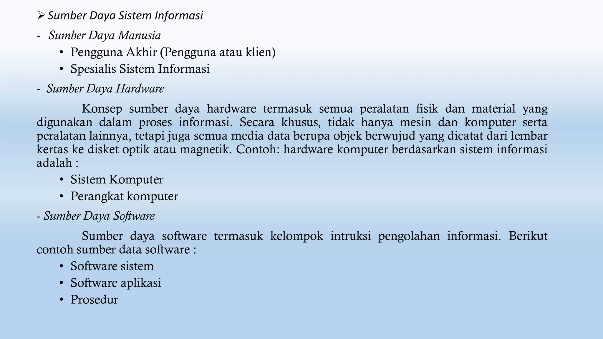 Sim, yuli dwi astuti, hapzi ali, ppt implementasi sistem informasi pada ...