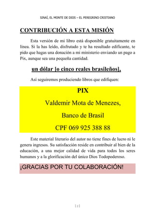 SINAÍ, EL MONTE DE DIOS - TIERRAS BÍBLICAS | PDF