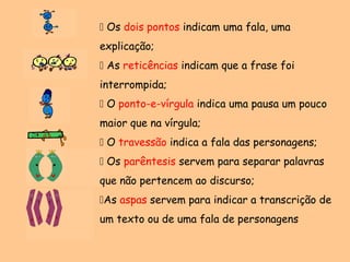 Sinais de pontuação | PPT