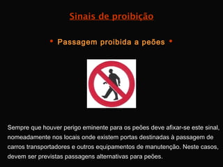 Sinalização de segurança | PPT