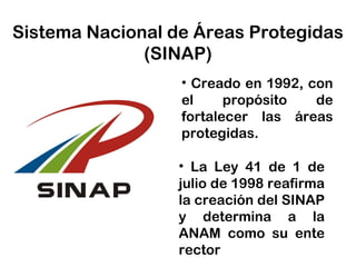 Sistema Nacional de Áreas Protegidas (SINAP) | PPT