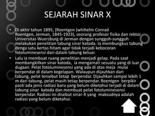 Sinar gamma dan sinar x | PPTX
