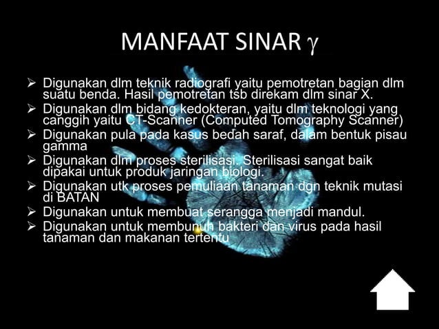 Sinar gamma dan sinar x | PPTX
