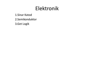 Sinar katod | PDF