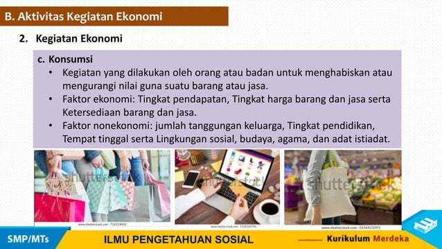 Sinau-Thewe.com IPS SMP Kelas VII - Bab 3 Potensi Ekonomi Lingkungan Materi 2 Aktivitas Kegiatan ...