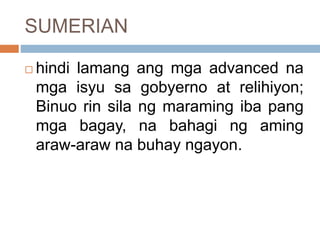 Sumerian | PPTX