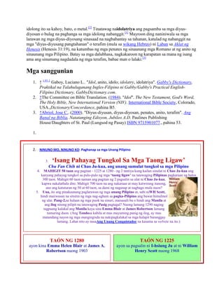 Sinaunang paniniwala at kaugalian | DOCX