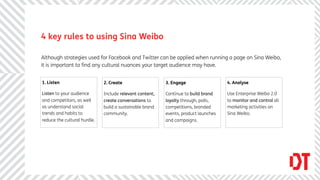 Sina Weibo - 'A Virtual Town Square' | PDF
