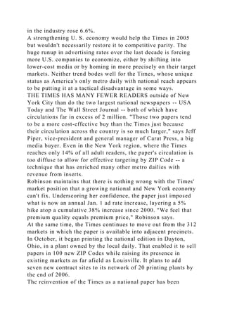 SINCE 1896, FOUR GENERATIONS OF the Ochs-Sulzberger family have gu.docx