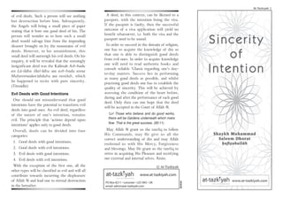 Sincerity of Intention | PDF