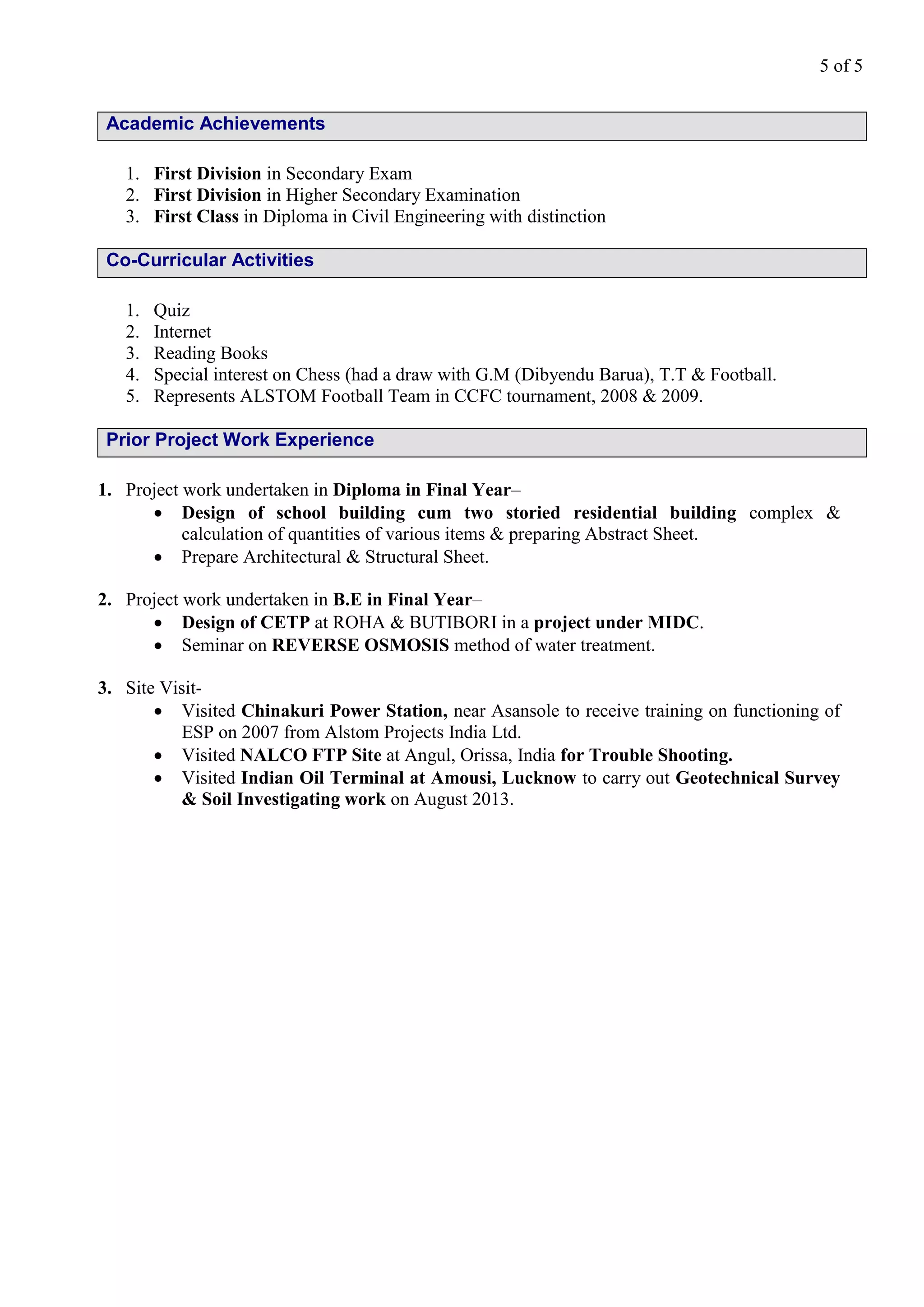 Sinchan halder cv | PDF