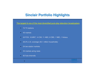 Sinclair Broadcast Group Corporate Presentation | PPT