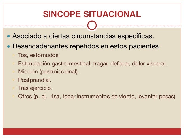 Síncope. Presentación.