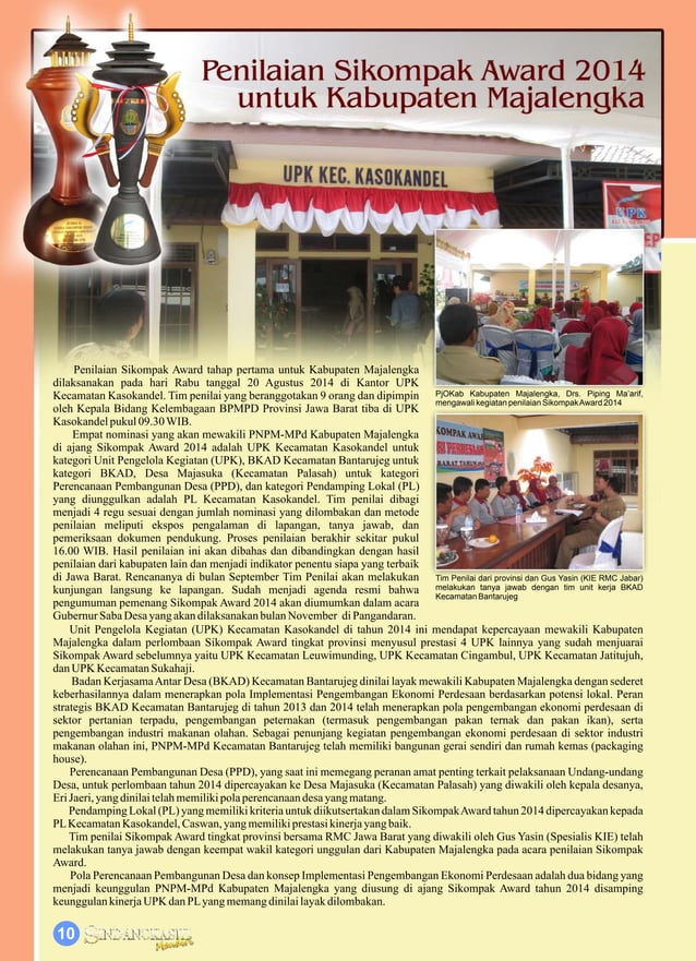 Buletin Sindangkasih Edisi 007 Tahun 2014 | PDF