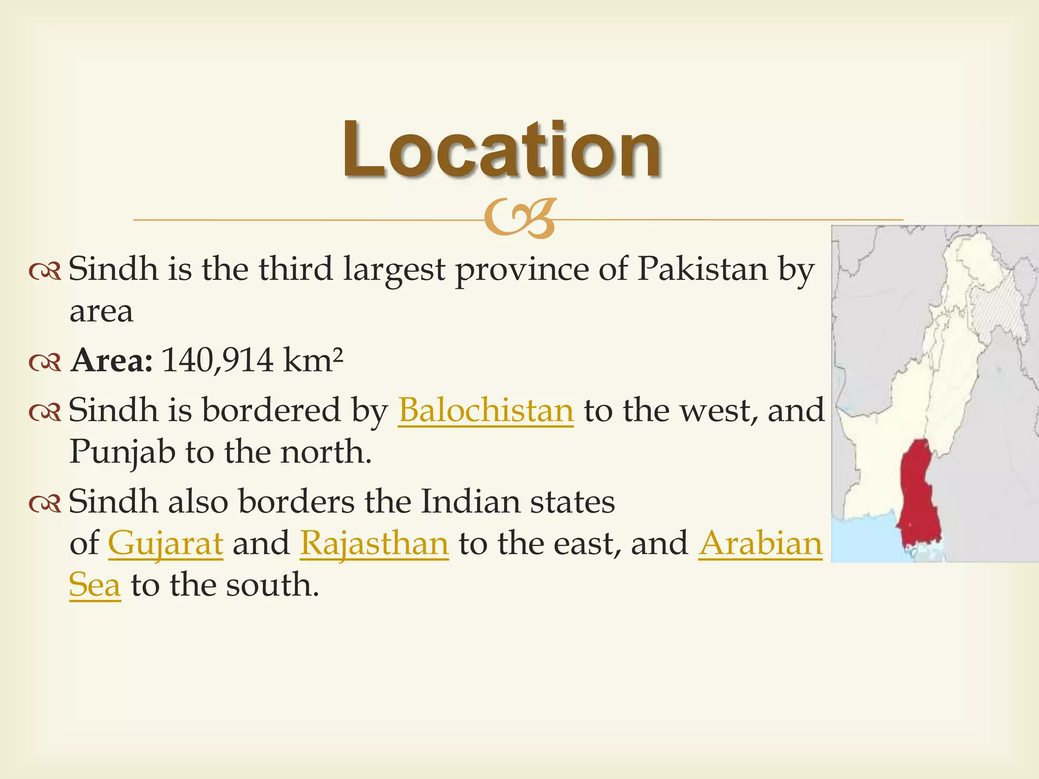 Sindh | PPTX