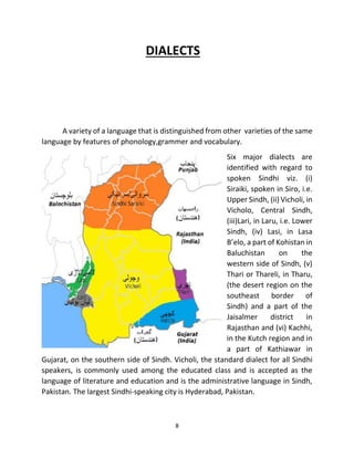 Sindhi language assignment | DOCX