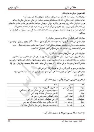 Sindhi Notes for Class Ninth | PDF
