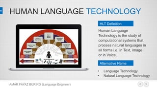 Sindhi computing in Human Language Technology | PPTX