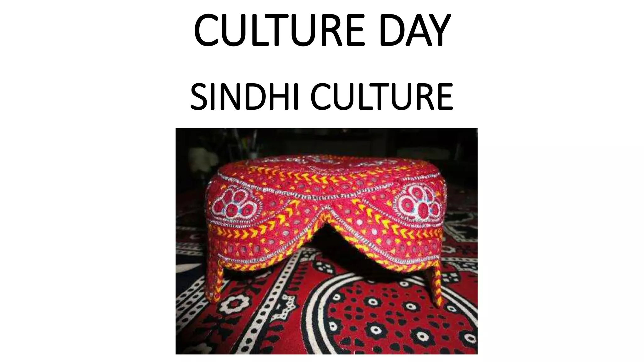 Sindhi culture | PPT
