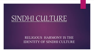 Sindhi culture11 | PPTX