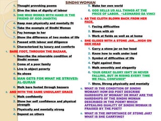 SINDHI WOMAN | PDF | Islam | Religion & Spirituality