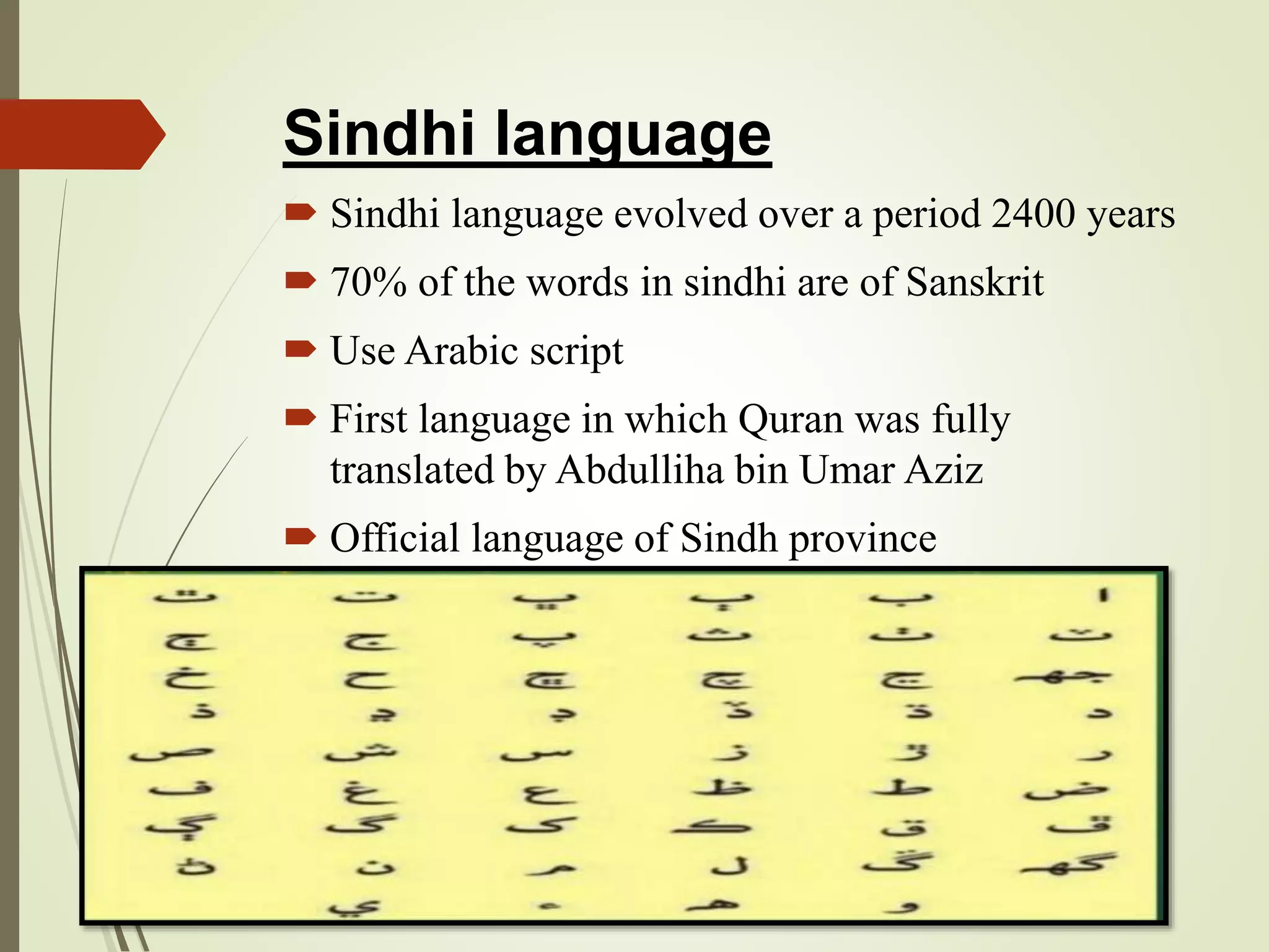 Sindhi Culture | PPTX