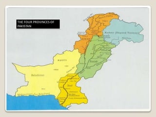 Sindh province at a glance A presentation By Mr Allah Dad Khan | PPTX