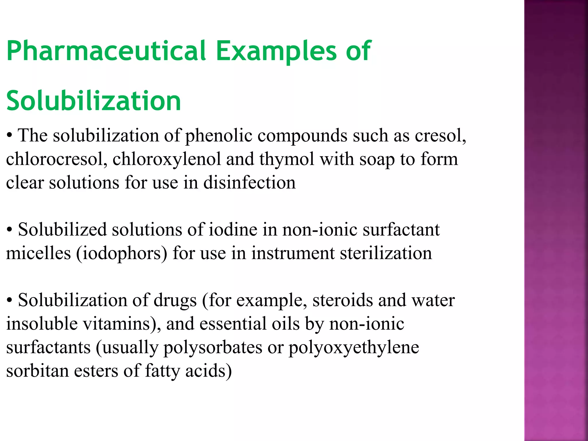 solubility and solubilization | PPTX