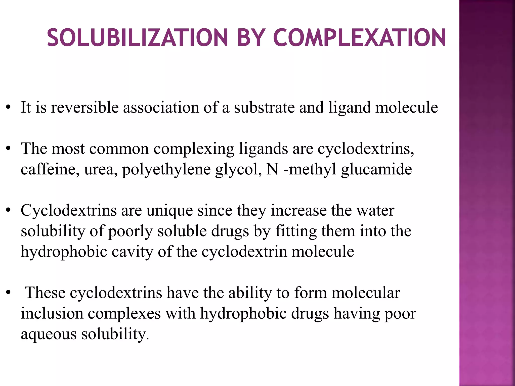 solubility and solubilization | PPTX