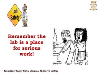 Biochemistry:Laboratory Safety Rules | PPT