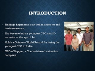 Sindhuja_Rajamaran_Ppt.pptx SRI DHARANI A | PPT