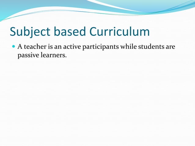 Curriculum: Relevance and Effectiveness | PPTX