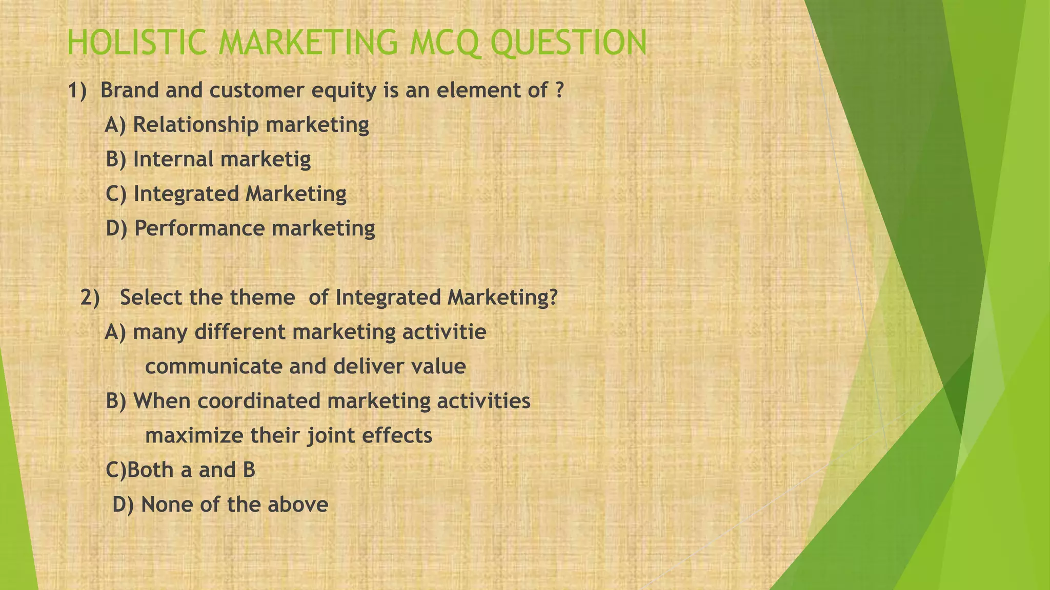 Holistic marketing concept | PPTX