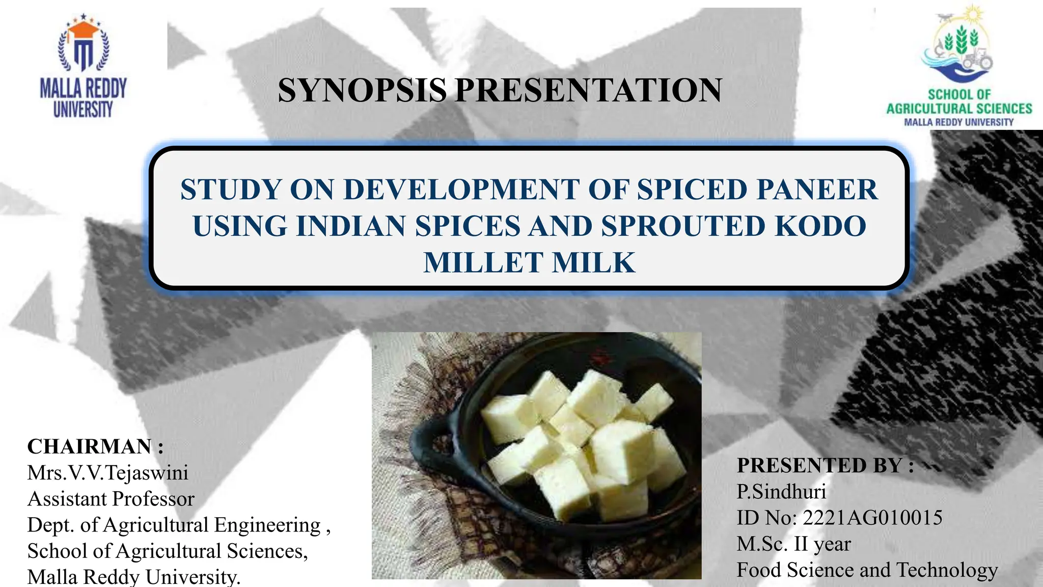 Spiced paneer and fortification of paneer | PPTX