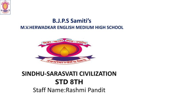 SINDHU SARASWATI CIVILIZATION.pptx